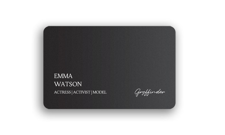 Black Titanium Card Landscape – NFCcard.io